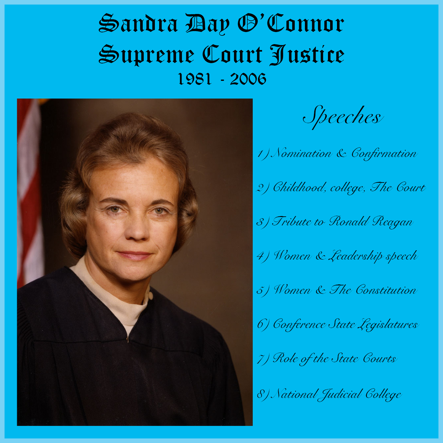 Sandra Day O’Connor | Historic Moments in Speech